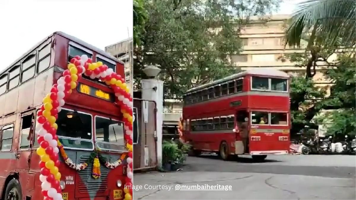 End of an Era: Mumbai's Legendary Double-Decker Bus Takes its Last Ride ...