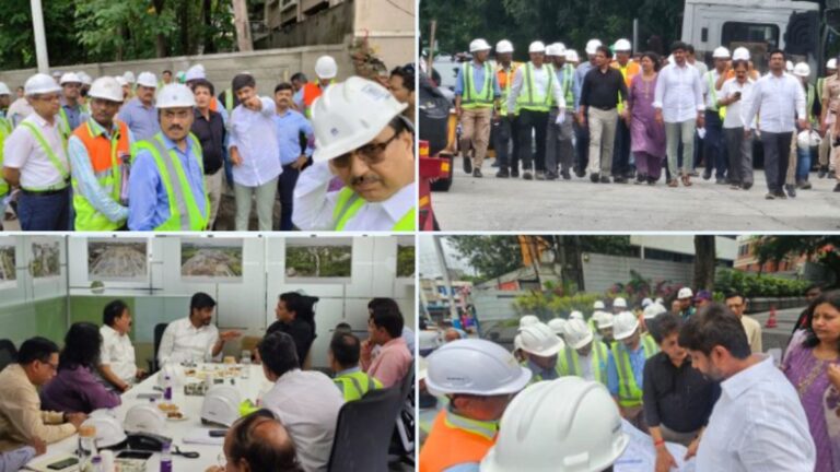 Pune: MLA Siddharth Shirole Inspects Hinjawadi-Shivajinagar Metro and ...