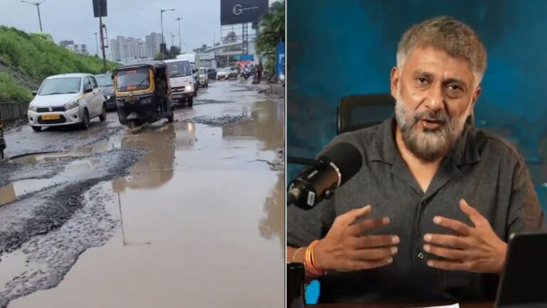 Pune: Filmmaker Vivek Agnihotri Shares Video Highlighting Poor Road ...