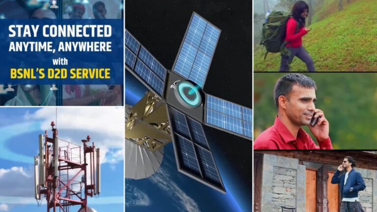 BSNL launches India's first direct satellite-to-device service for ...