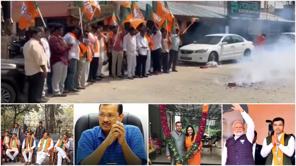 BJP Sweeps Delhi After 27 Years, Arvind Kejriwal Loses New Delhi Seat to Parvesh Verma - PuneNow