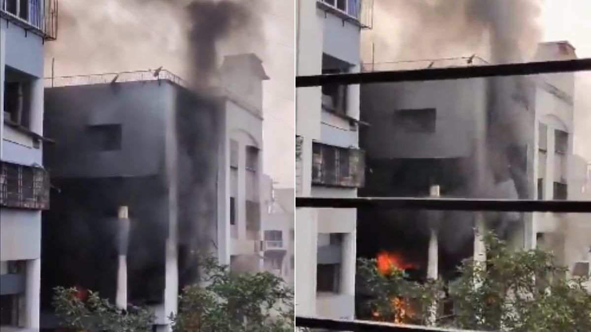 Pune: Massive Fire in Sunshree Building on NIBM Road Injures Two; Cause ...