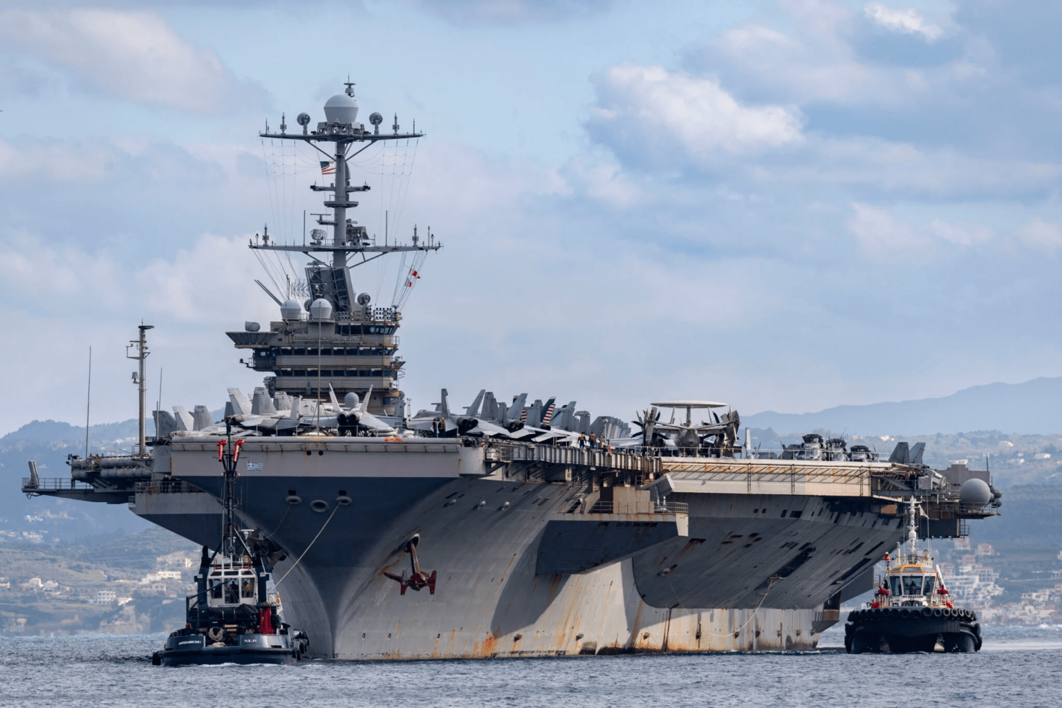 Breaking News: US's Nuclear Powered Aircraft Carrier USS Harry S ...
