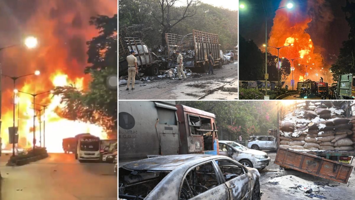 Mumbai: Massive Fire in Dharavi, Multiple gas Cylinders Explode Causing ...