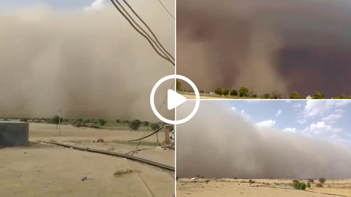 Sky Turns Black as Giant Dust Storm Slams Bikaner – Watch Shocking ...