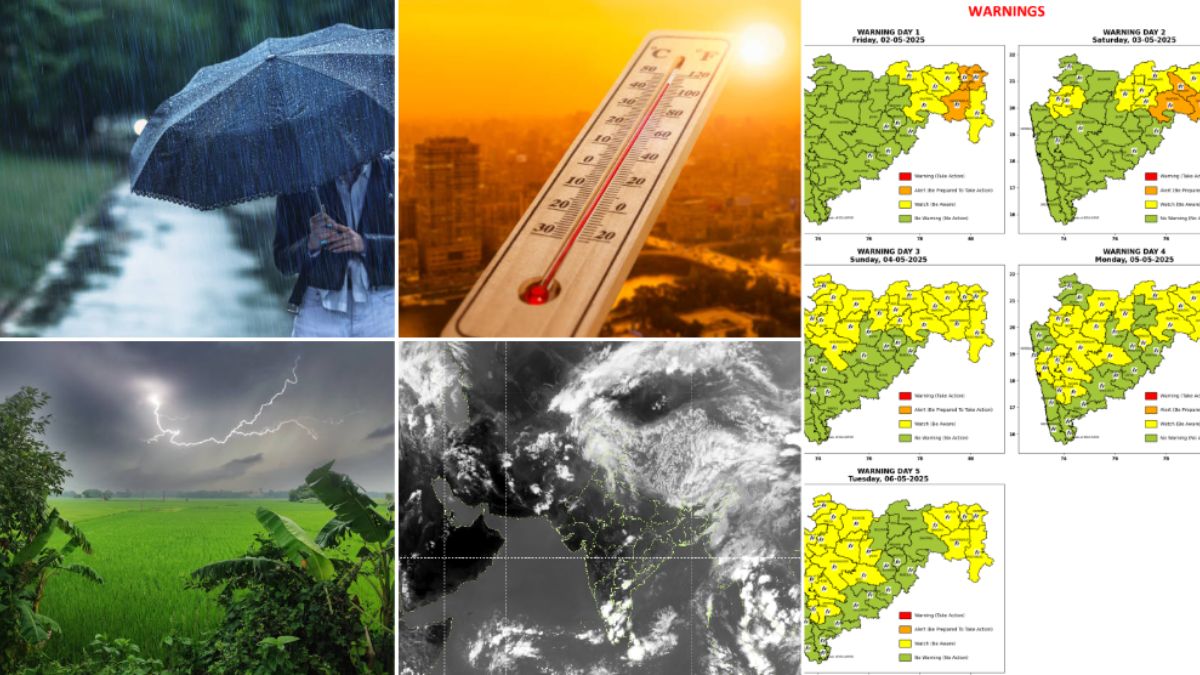 Maharashtra Weather Alert: Rain, Thunderstorms, Hailstorms & Gusty Winds Forecast Across Most ...