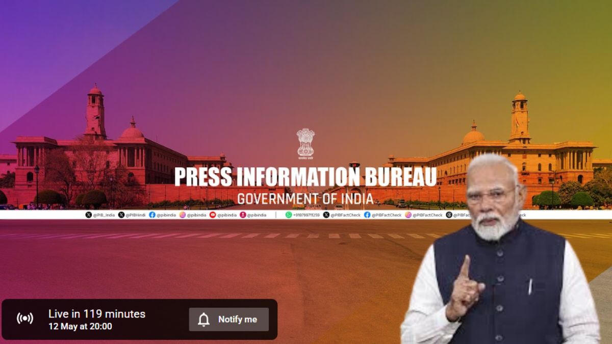Watch Live: PM Modi to Address Nation at 8 PM Tonight After Operation ...