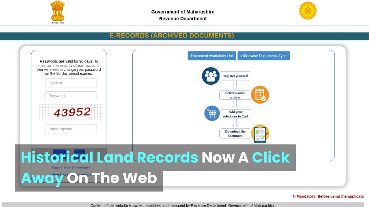 Pune Goes Digital: Historical Legally Recognized Land Records From Upto ...