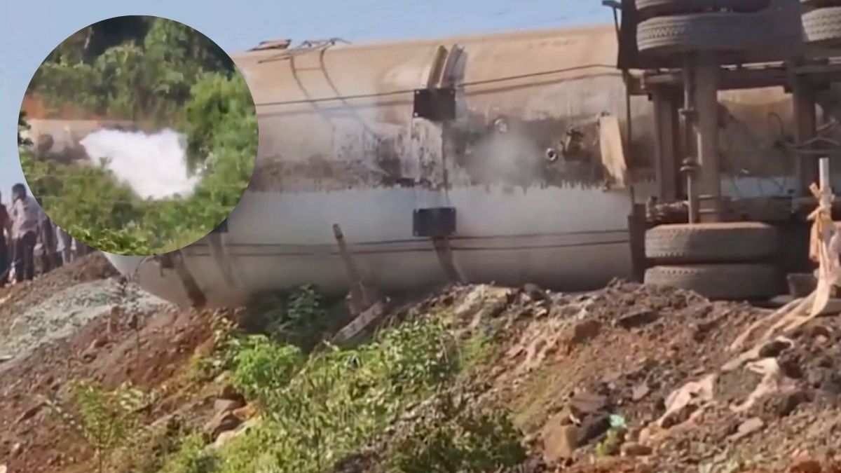 Major LPG Tanker Collision on Mumbai-Goa Highway Triggers Gas Leak ...