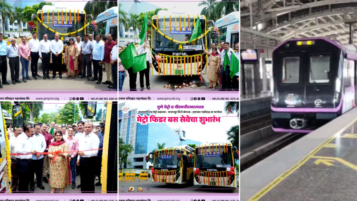 Pune: New Metro Feeder Bus Service Launched Between Kalyani Nagar and ...