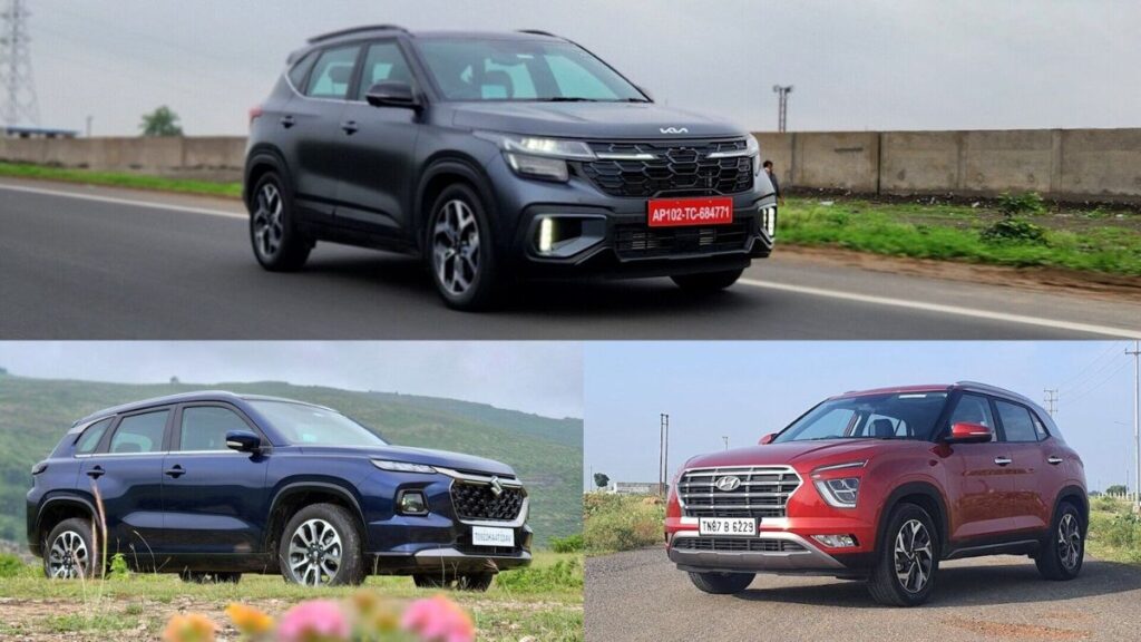 Creta vs Seltos vs Grand Vitara: Best Entry-Level SUV Under ₹15 Lakh ...