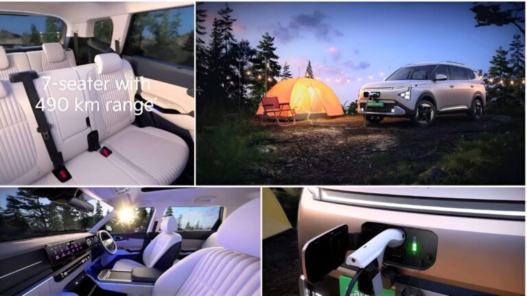 Kia Carens Clavis EV: India’s First Affordable Three-Row Electric MPV ...