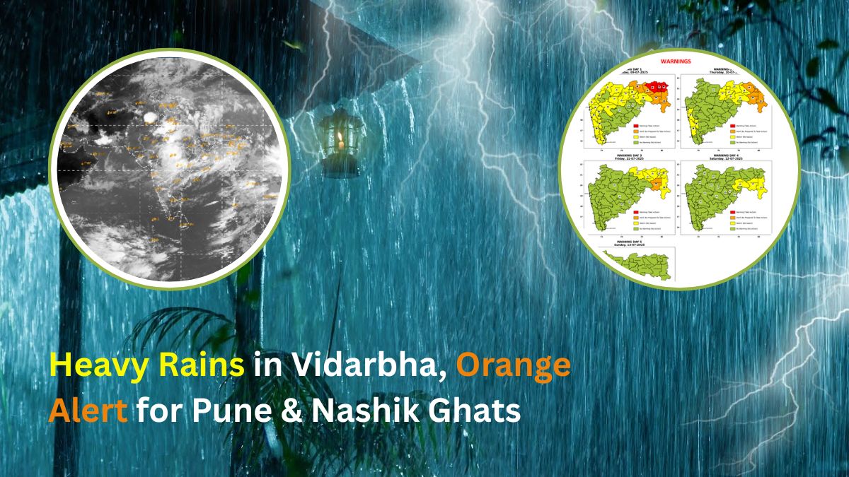 Maharashtra Weather Alert: Heavy Rains in Vidarbha, Orange Alert for ...