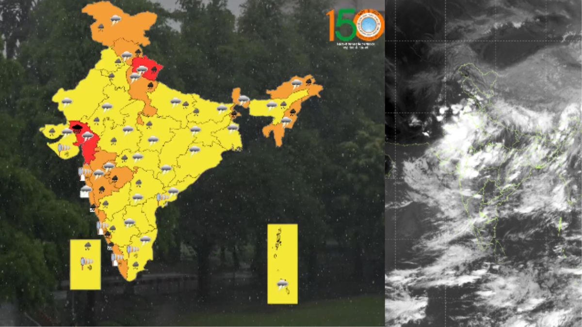 IMD Issues Heavy Rain Alert Across Multiple States; Gujarat on Red ...