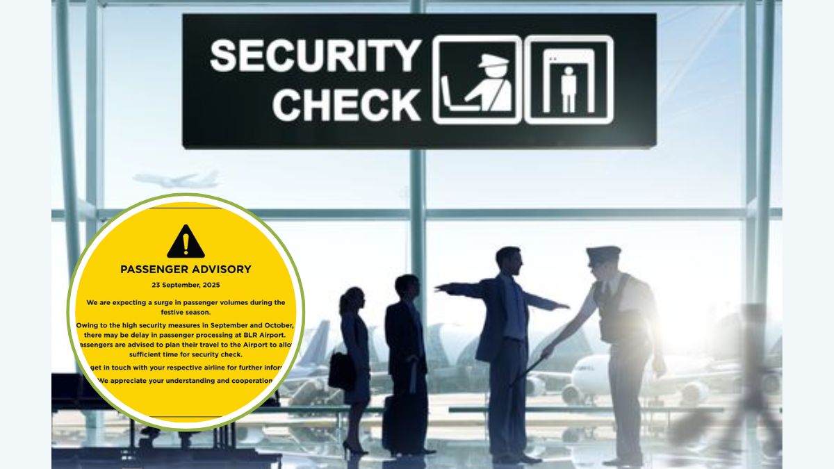 BLR Airport Issues Advisory; Urges Passengers to Plan Extra Time for ...