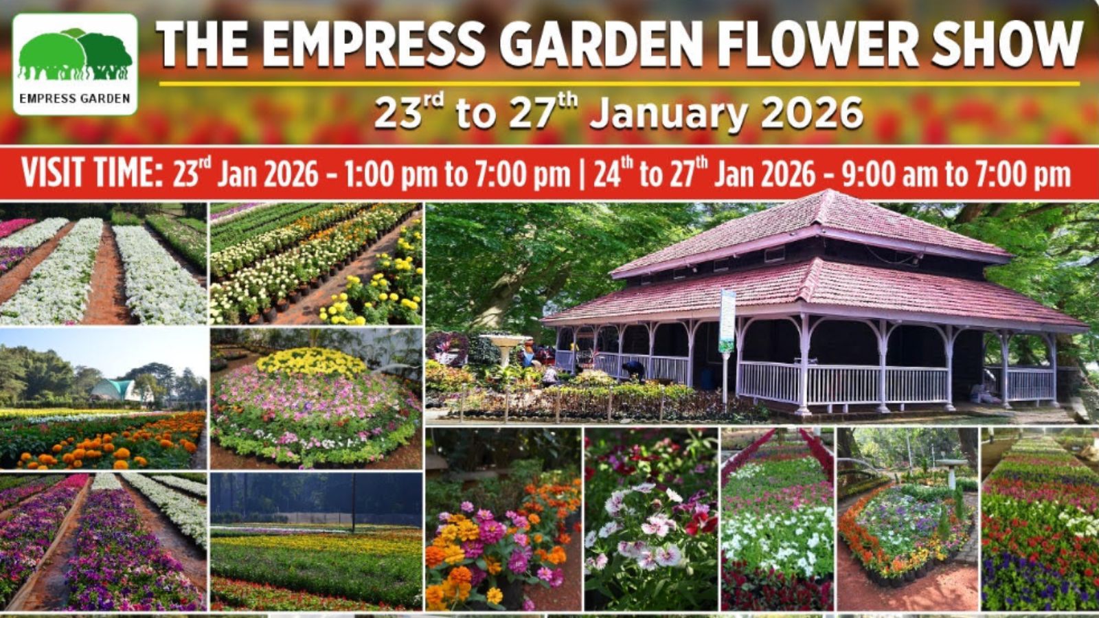 Empress Garden Flower Show 2026: Pune’s Iconic ‘Buds ’n’ Blooms’ Opens ...