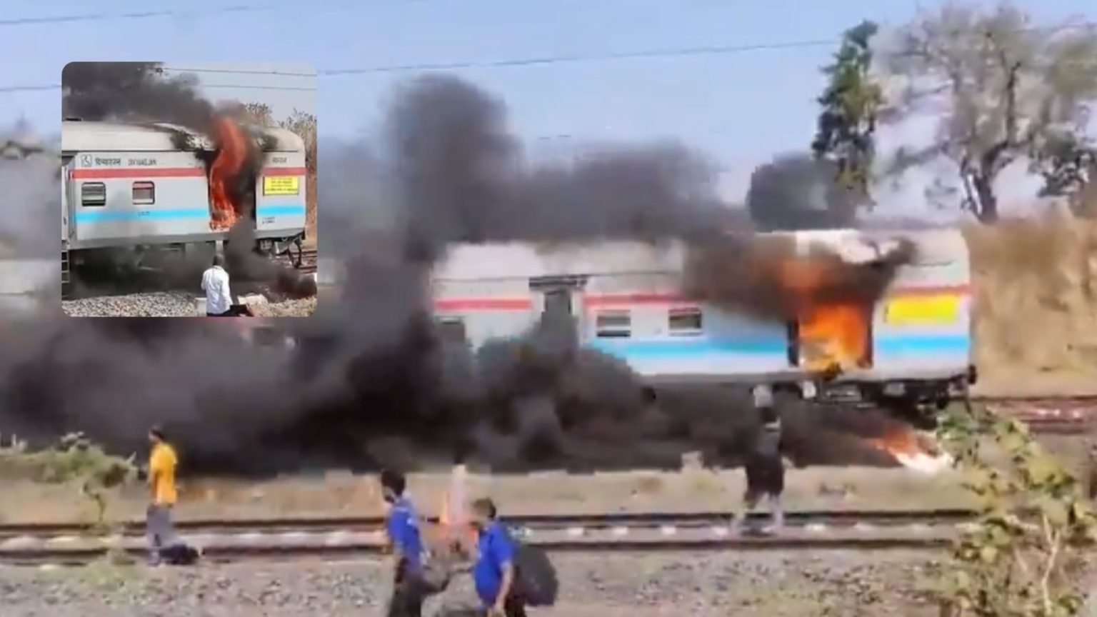 GT Express Catches Fire Near Wardha: Major Tragedy Averted on New Delhi ...