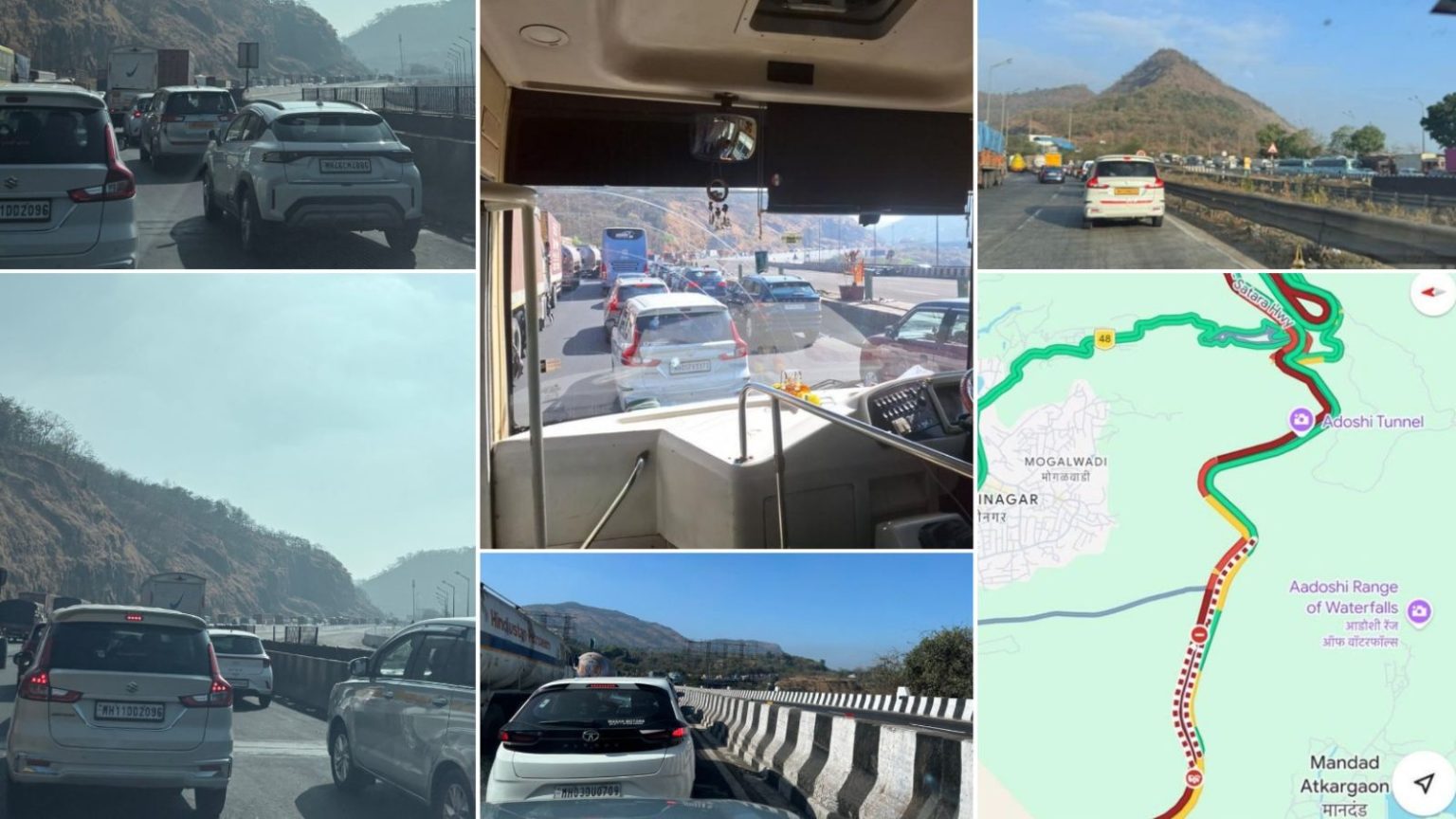 Mumbai-Pune Expressway Faces Gridlock as Holi Weekend Approaches ...