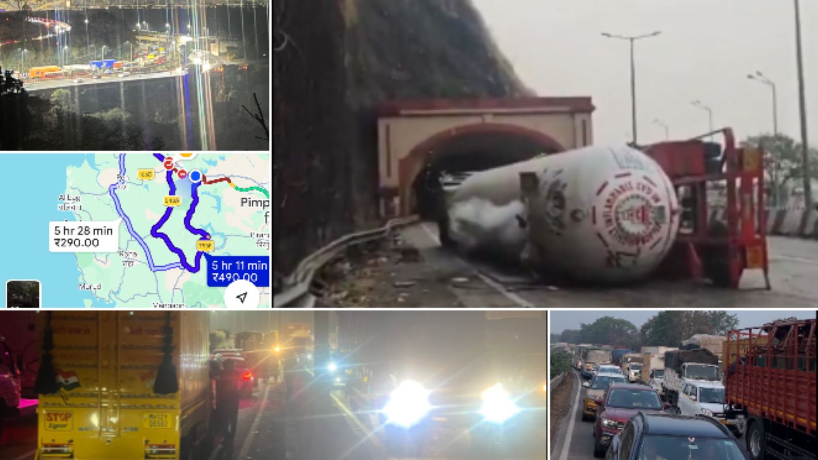 Mumbai-Pune Expressway Tanker Accident: Propylene Gas Leak Near Adoshi ...