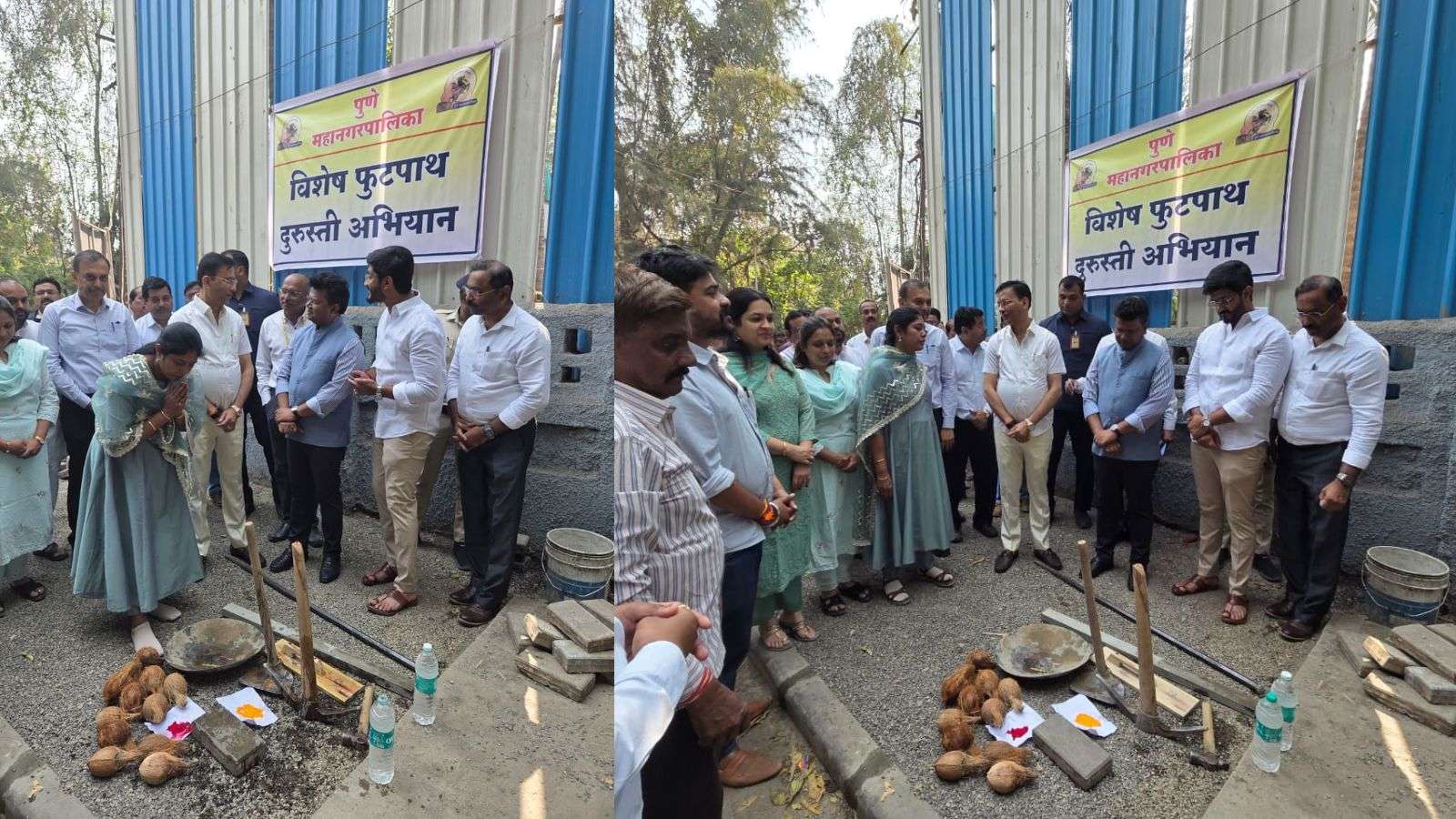 PMC Launches Special Footpath Repair Drive; Introduces 'Jaglya' Concept ...