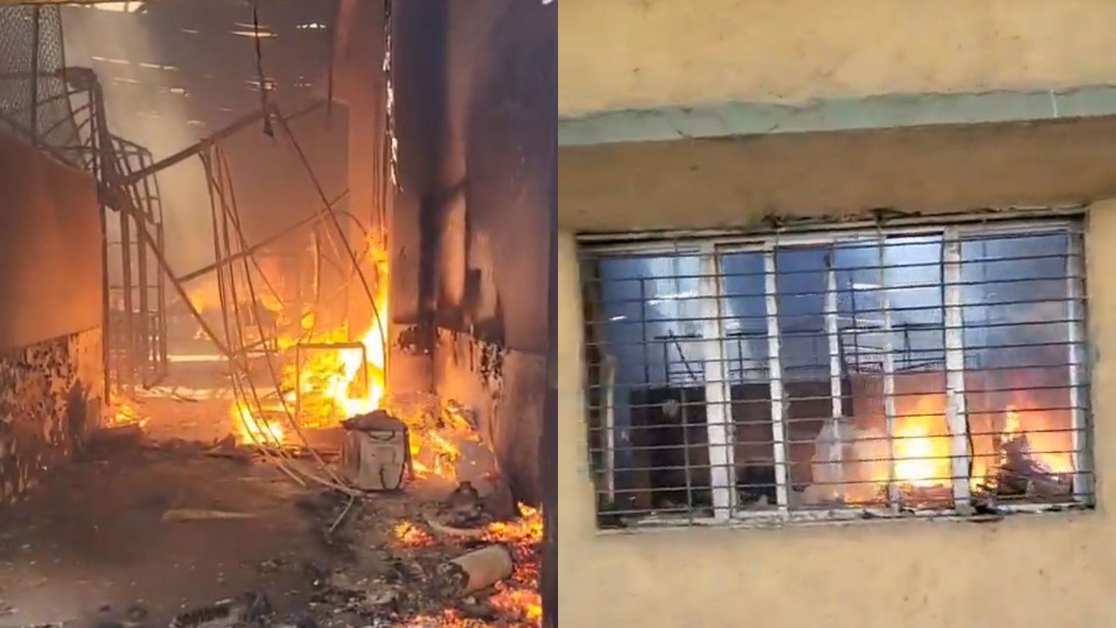 Pune: Massive Fire Breaks Out at Furniture Showroom in Wagholi ...
