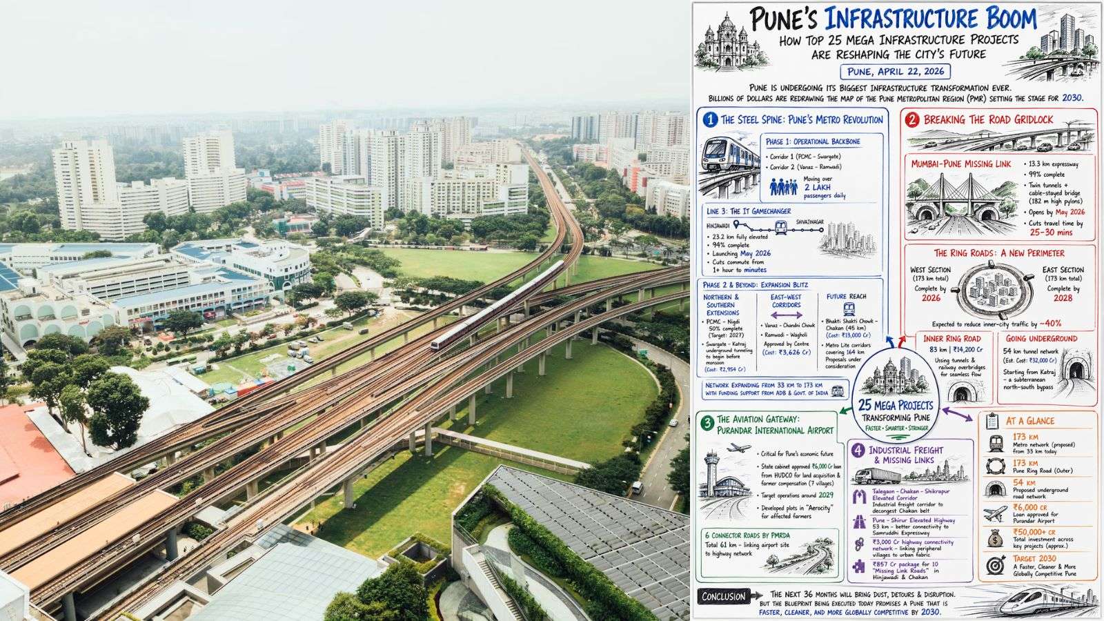 Pune’s Infrastructure Boom: How Top 25 Mega Infrastructure Projects Are ...