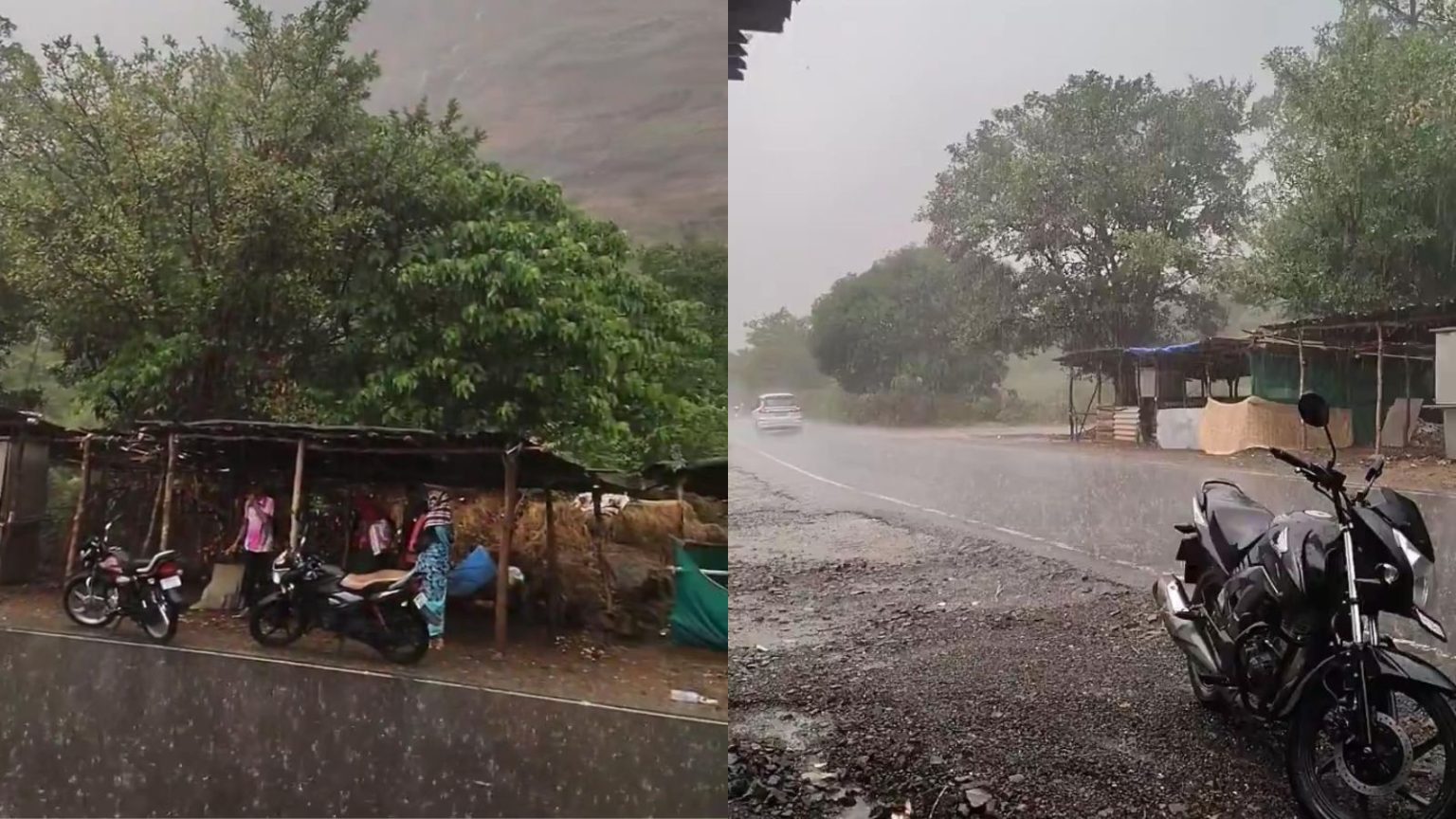 First Rain in Pune: Tamhini Ghat Witnesses Heavy Rain - PuneNow